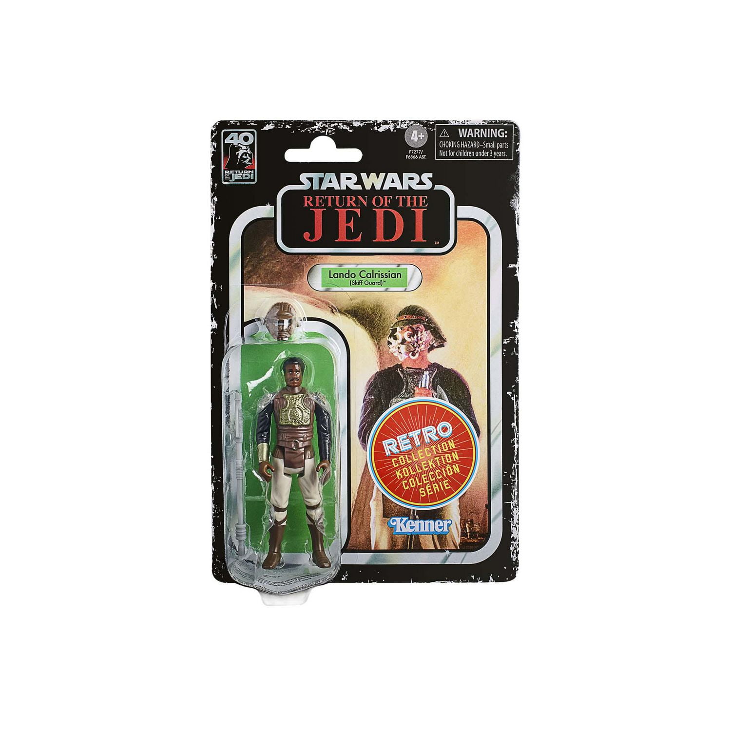 Star Wars Retro Collection Lando Calrissian Skiff Guard Star Wars Return of the Jedi 3.75 Inch Collectible Action Figures Ages 4 and Up Walmart
