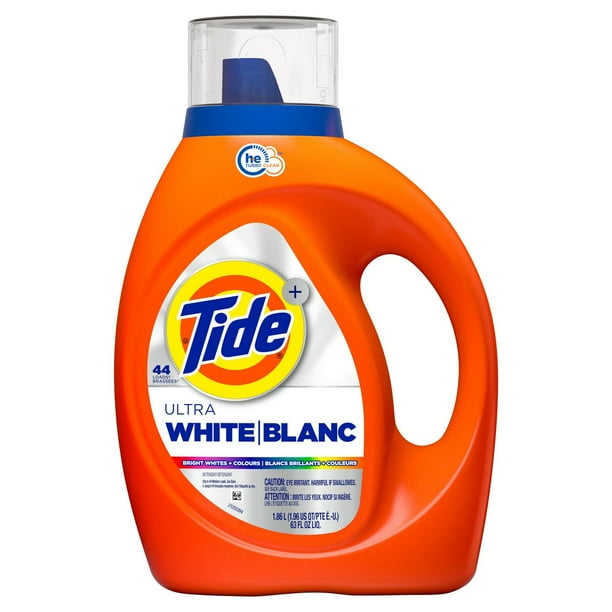 Tide Plus Ultra OXI White and Bright Liquid Laundry Detergent, Advanced ...