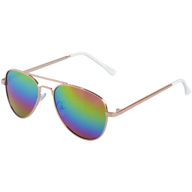 George Girls Gold Metal Aviator Sunglasses - Walmart.ca
