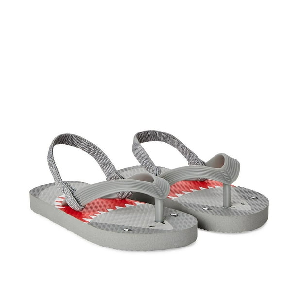 George Toddler Boys' Shark Flip Flops - Walmart.ca