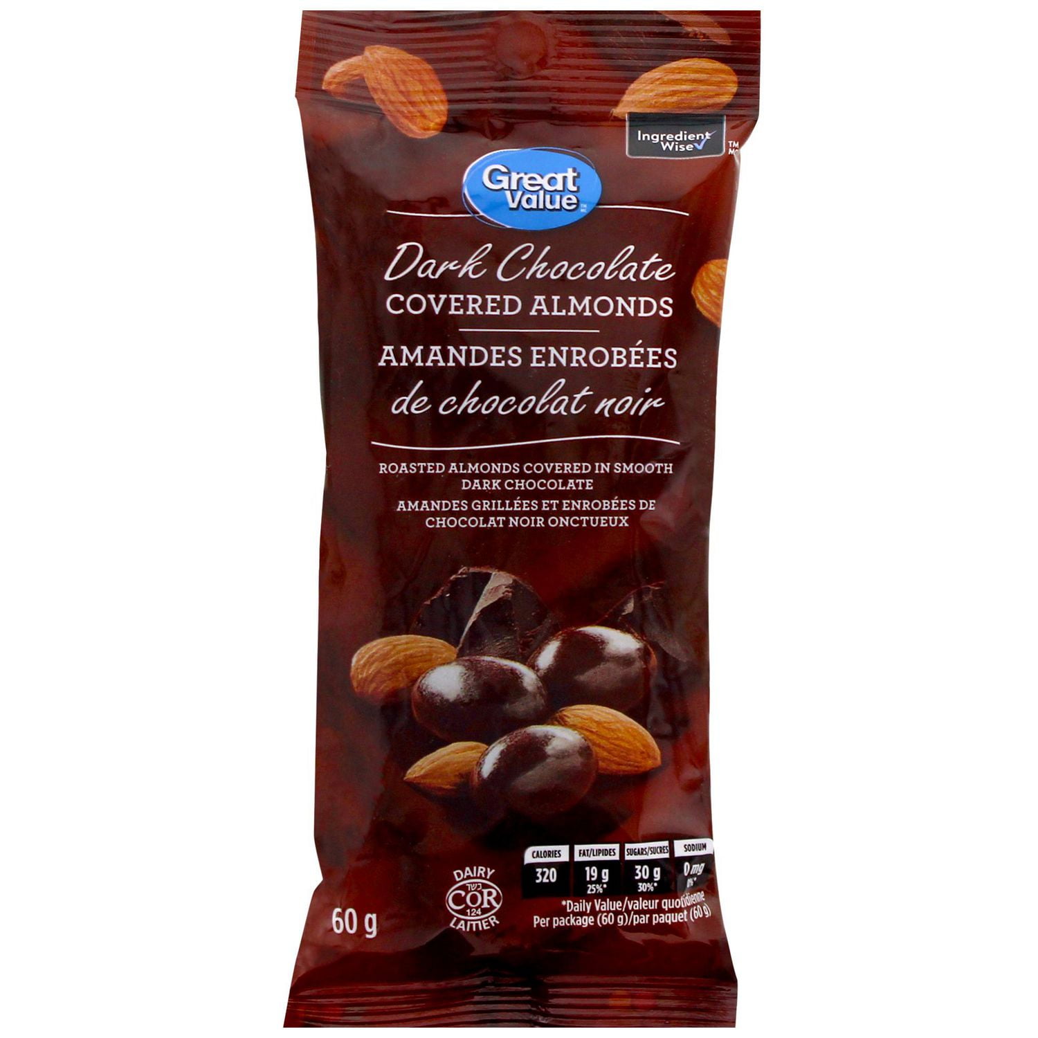 Click here for Great Value Dark Chocolate Covered Almonds prices