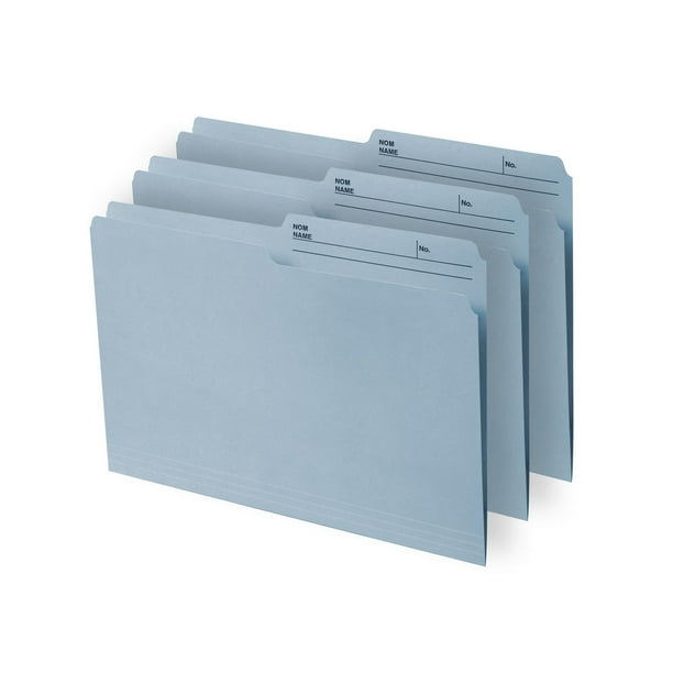 Continental Letter size File Folders. Teal colour, 12 count - Walmart.ca
