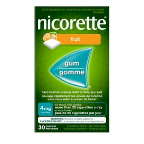 Nicorette Nicotine Gum | Walmart.ca