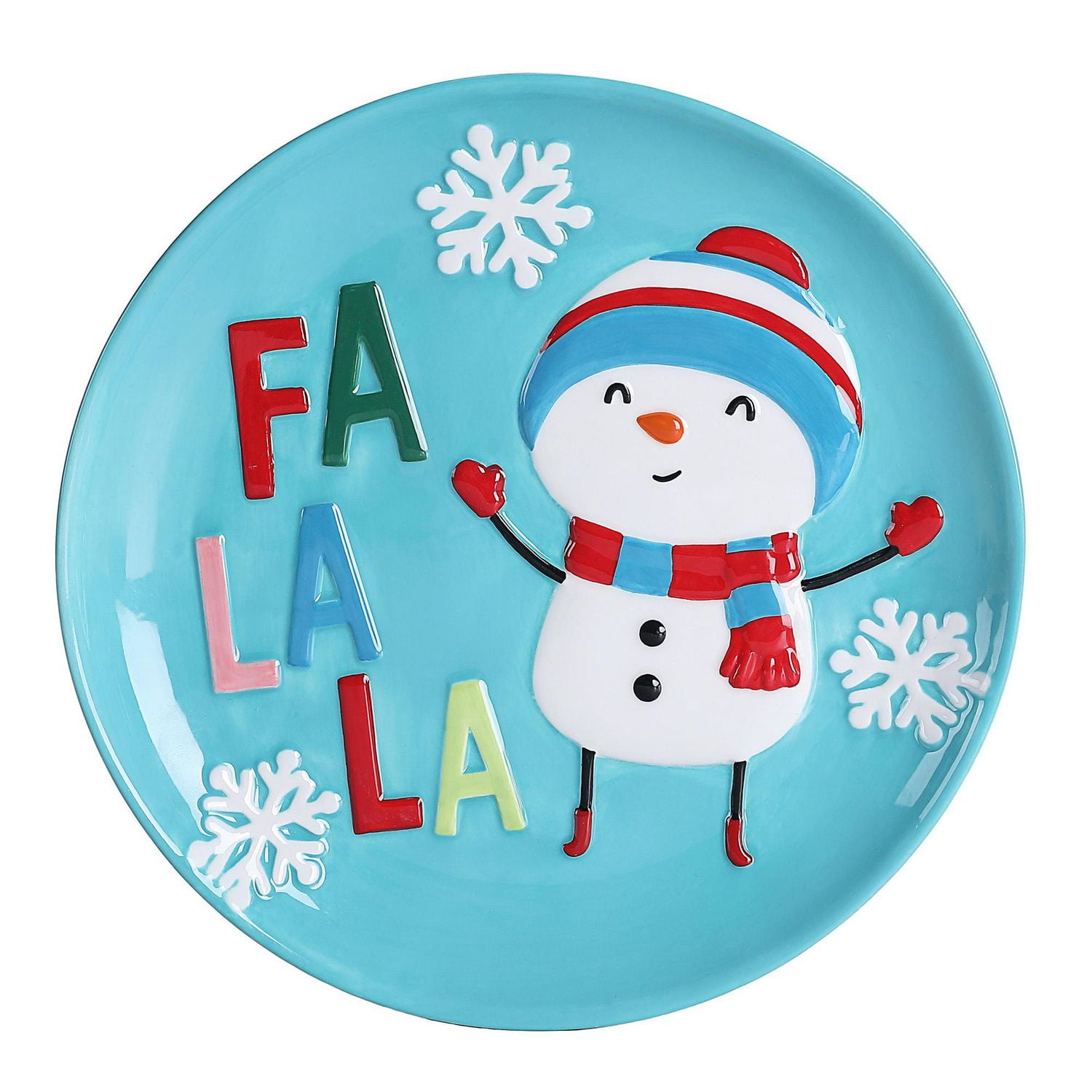 Holiday Time Snowman Appetizer Plate | Walmart Canada