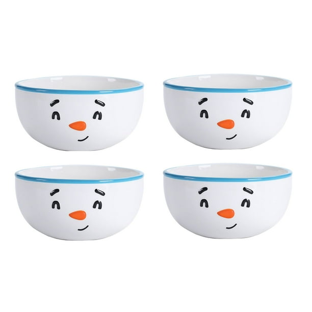 Holiday Time Snowman Bowl, 4-Piece - Walmart.ca