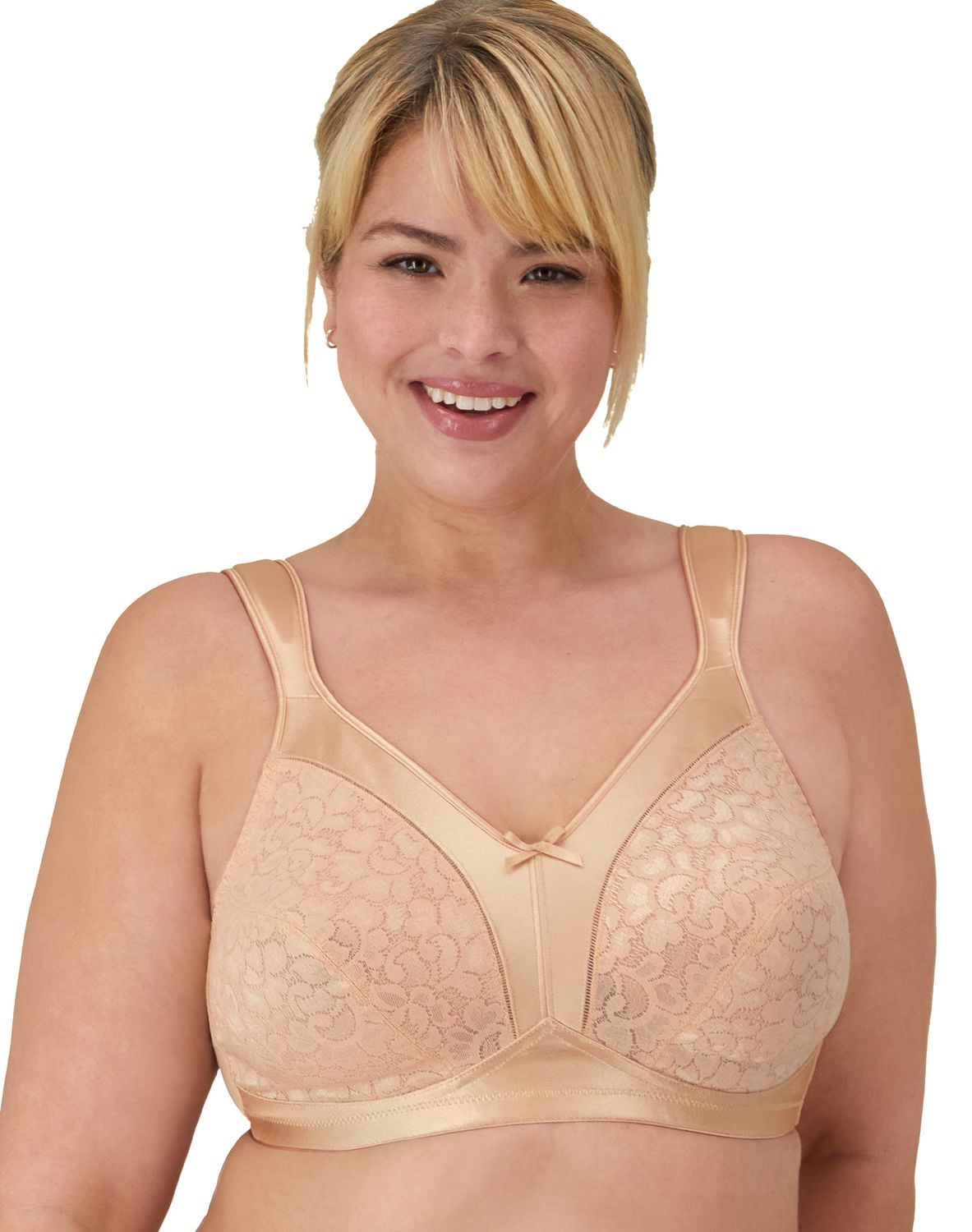 Click here for Playtex 18 Hour Lace-Cup Wire-Free Bra 40c prices