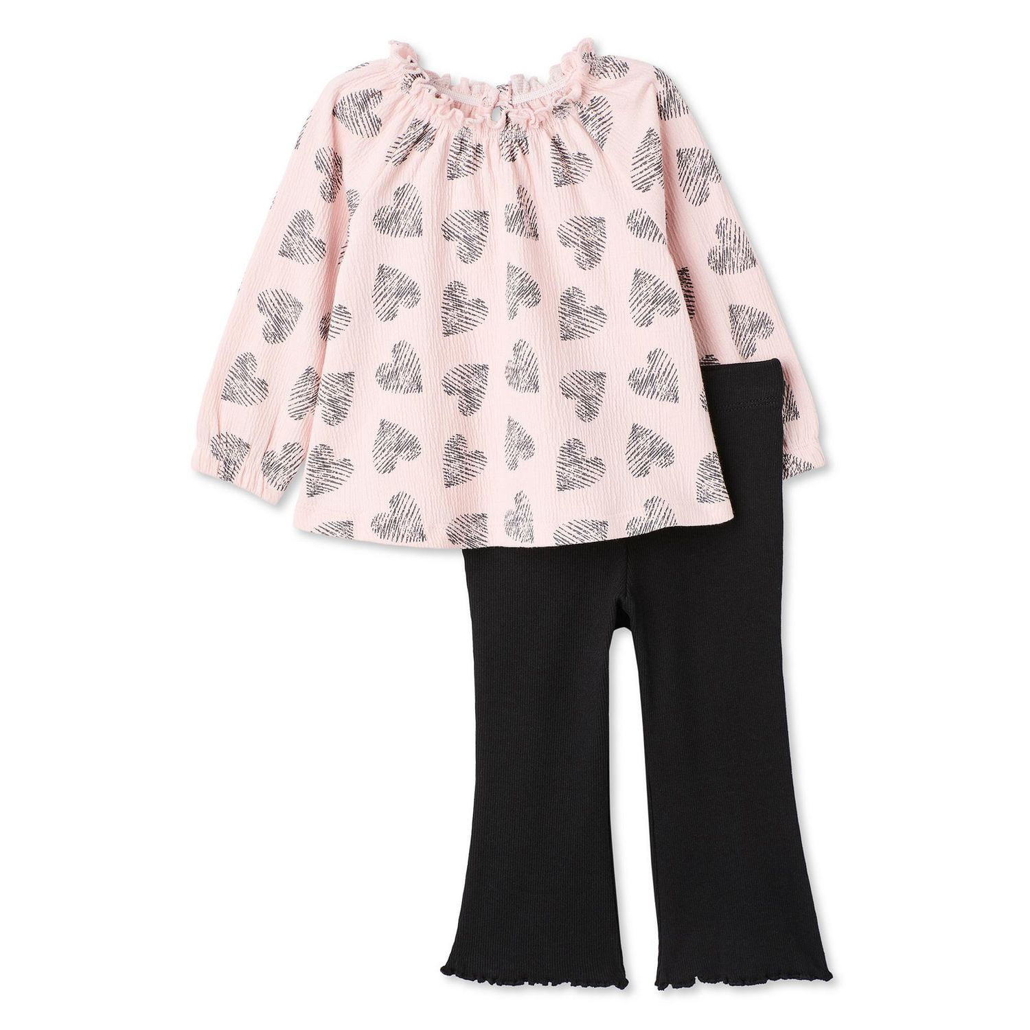 George Baby Girls' Two Piece Crinkled Tunic Set - Walmart.ca
