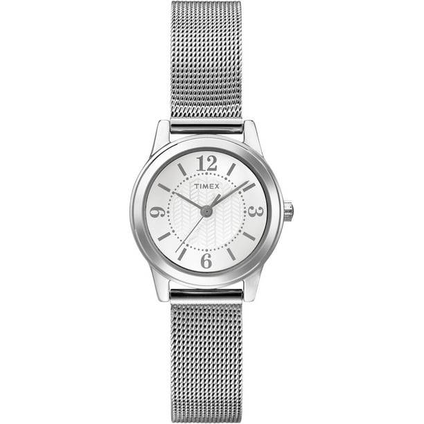 Timex® Main Street Stainless Steel Mesh Band Watch - Walmart.ca
