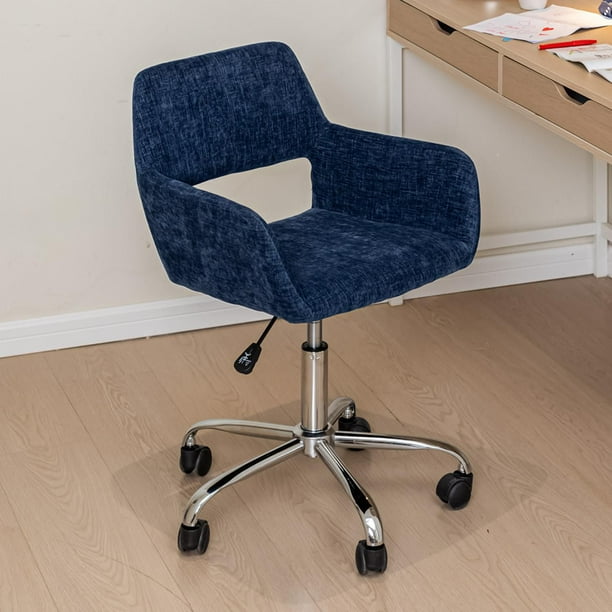 Homycasa Modern Office Chair - Ergonomic Fabric Swivel Task Chair with ...