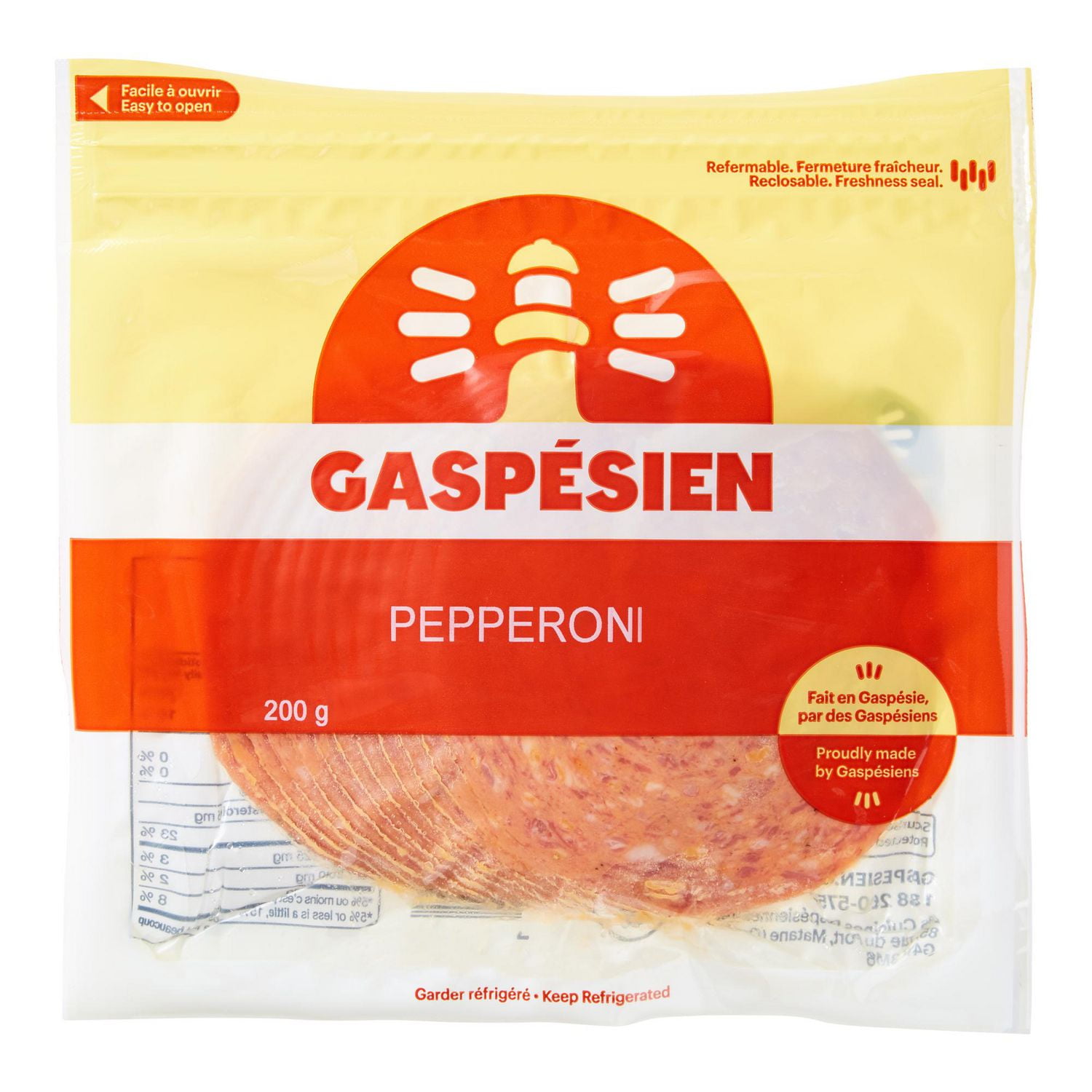 Gaspesien Sliced Pepperoni 200g | Walmart Canada