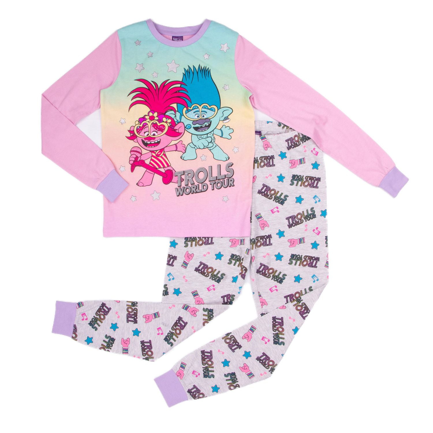 Trolls Toddler Girl's 2-Piece Long Sleeve Pajama Set | Walmart Canada