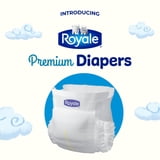 Royale Premium Diapers, Super Pack, Disposable Baby Diapers, Size ...