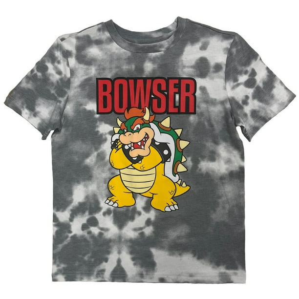 Super Mario Boys Bowser Bouncer Short Sleeve Crew, Size: XS-XL - Walmart.ca