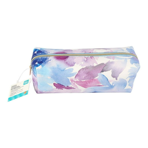 PEN+GEAR BLUE FLORAL PENCIL POUCH, Zipper, large capacity - Walmart.ca