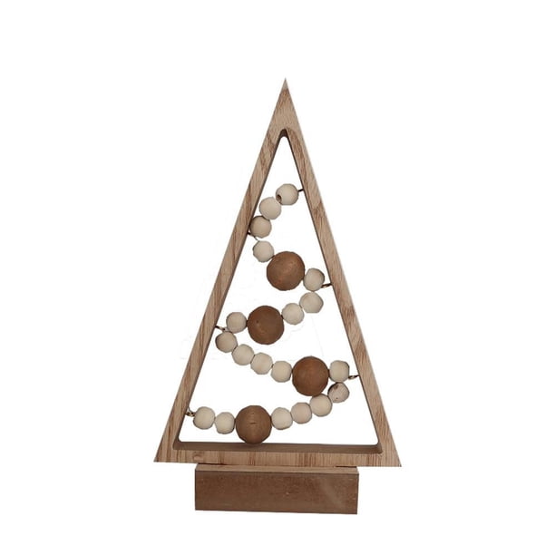 Holiday Time 11IN Wooded Tree Décor, 11IN Wooden Tree Décor - Walmart.ca