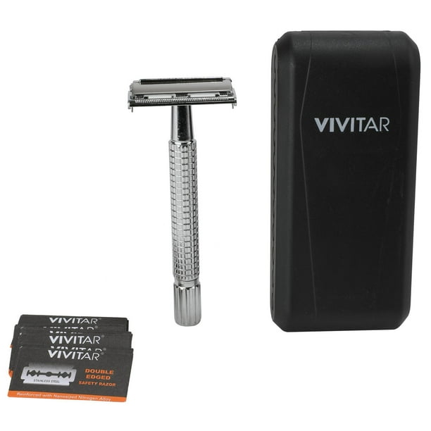 Men's Double Edge Razor with 12 replacement blades - Walmart.ca