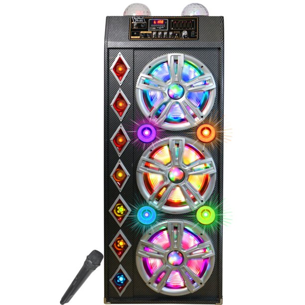 Top Tech Audio Triple 12’’ Amplified 5000 Watts Peak Power Party ...