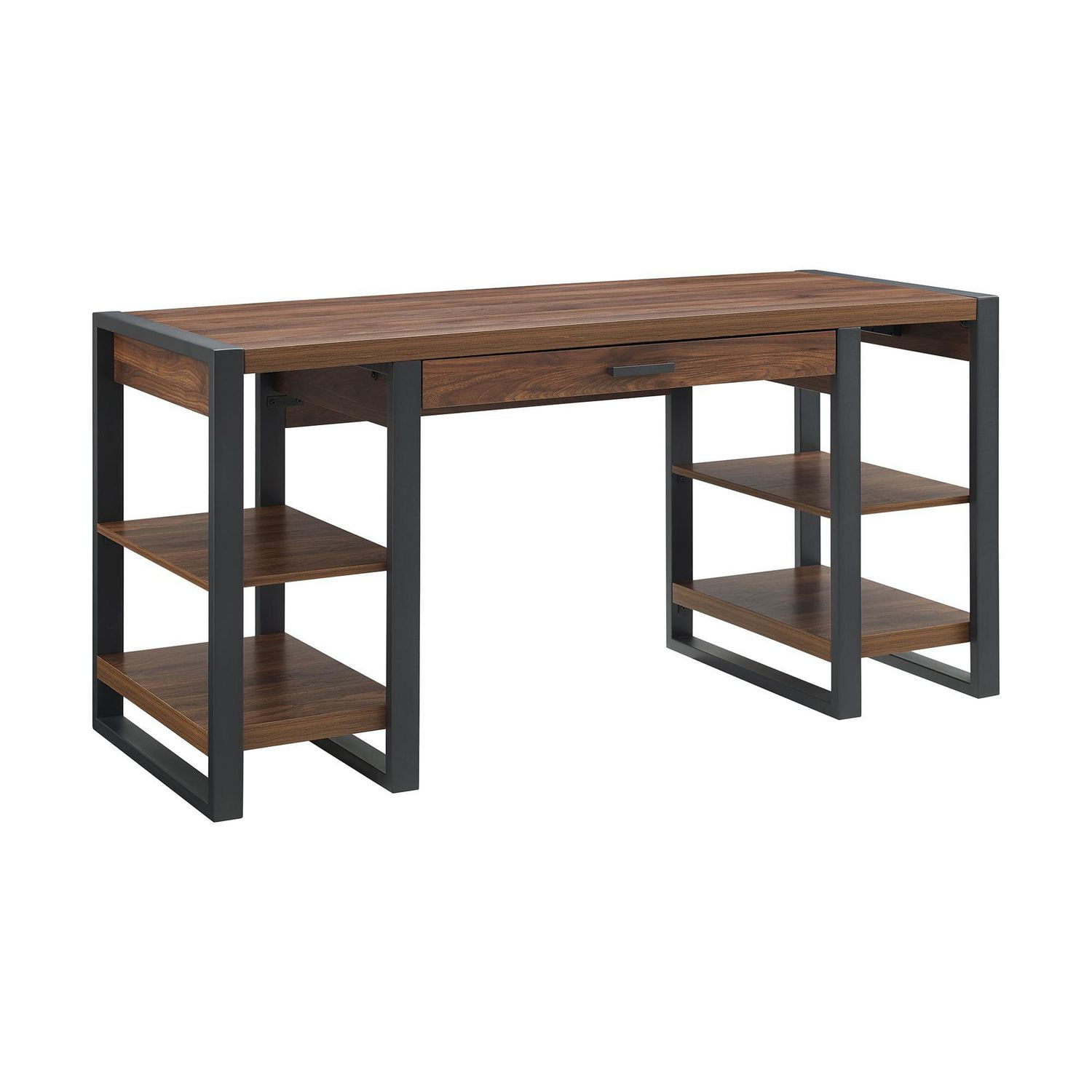 60" Wood Computer Desk - Dark Walnut | Walmart Canada