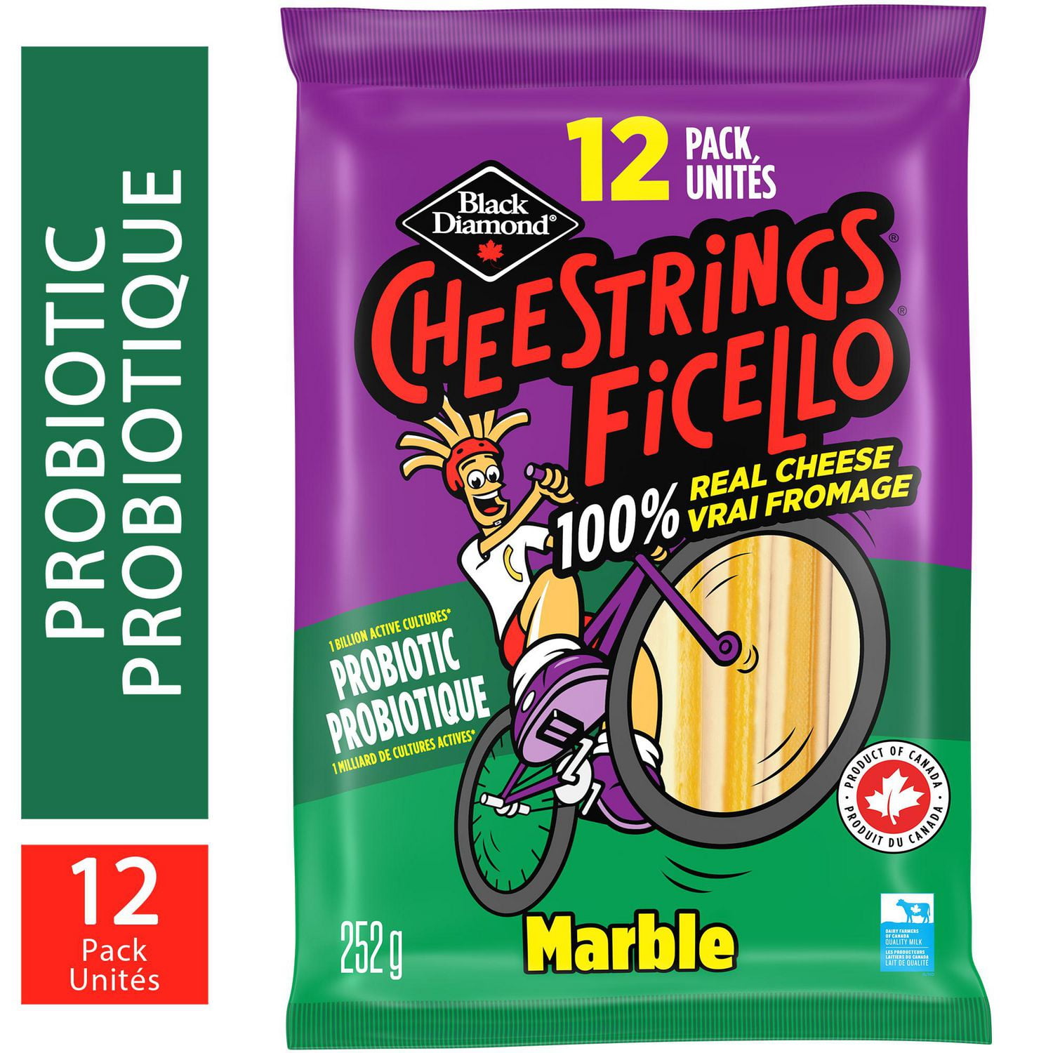 Click here for Black Diamond Marble Cheese Probiotic Cheestrings prices
