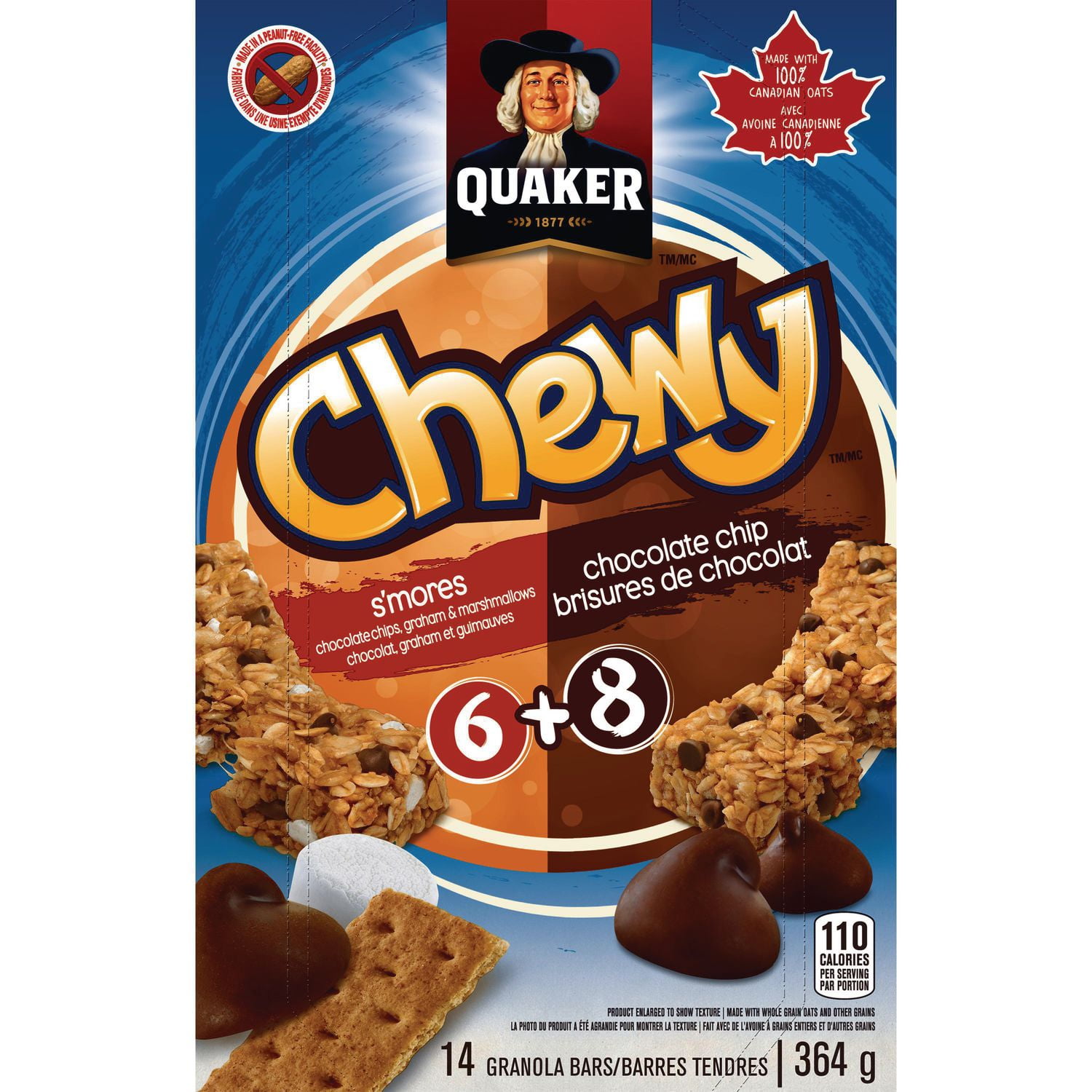 Quaker Chewy Variety Pack Chocolate Chip Smores | Walmart Canada