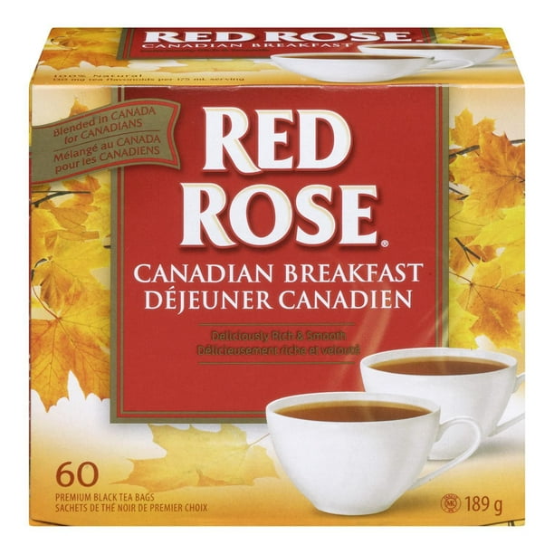 Red Rose Canadian Breakfast - 60 CT, Deliciously rich and smooth ...