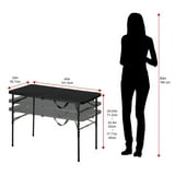 Mainstays Adjustable Height Table, 20" x 40" - Walmart.ca