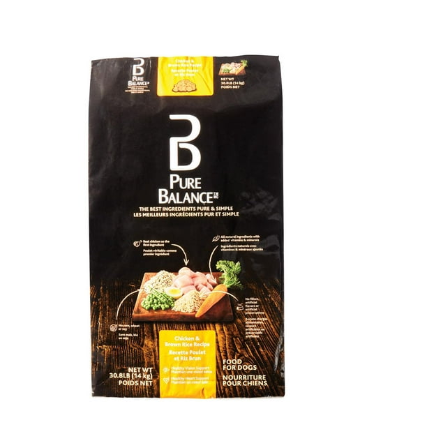 Pure Balance Chicken & Brown Rice Recipe Dry Dog Food - Walmart.ca