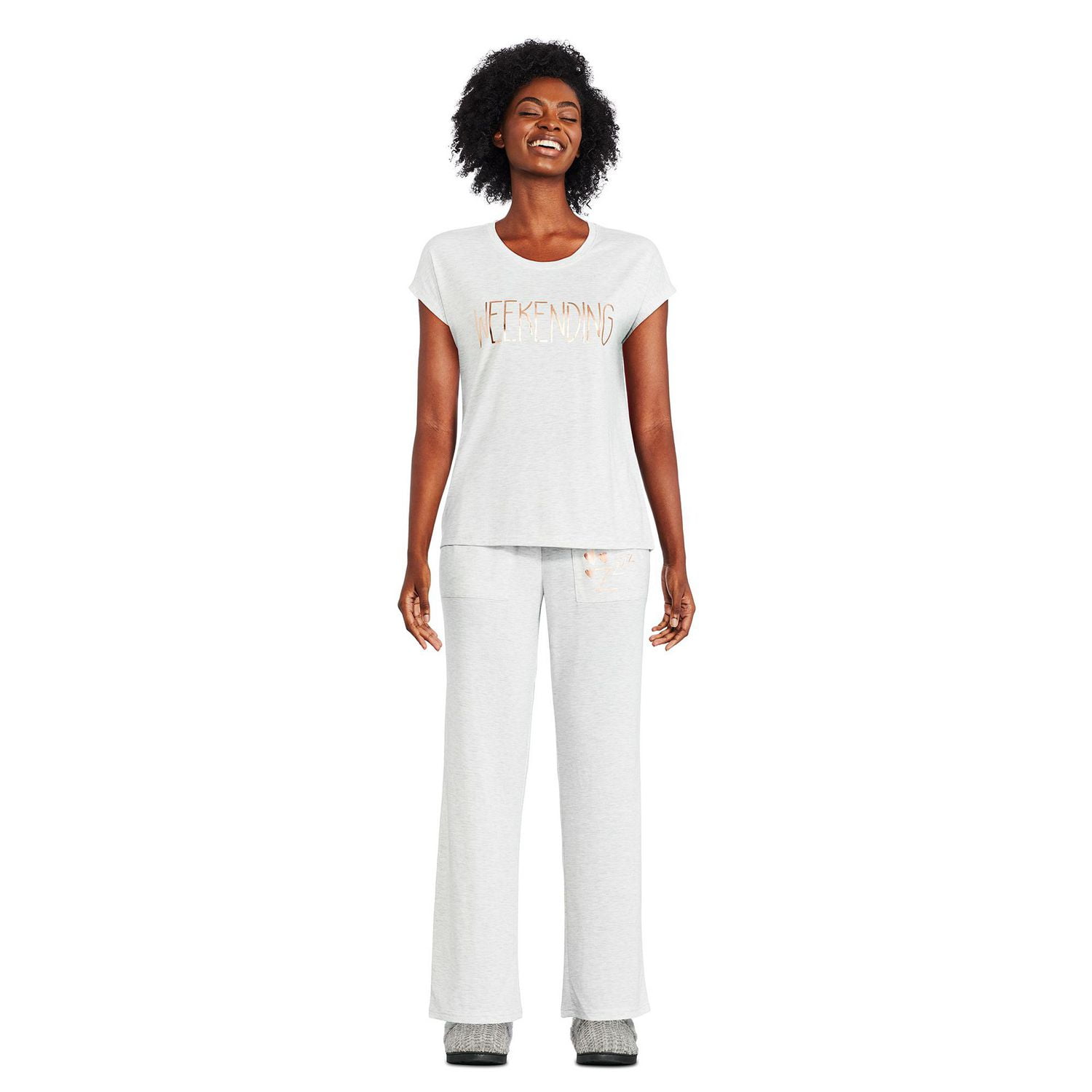 Click here for George Womens Jersey Pajamas 2-Piece Set S prices