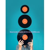 Sharper Image SBT4003 Bluetooth Turntable With Satellite Speakers ...