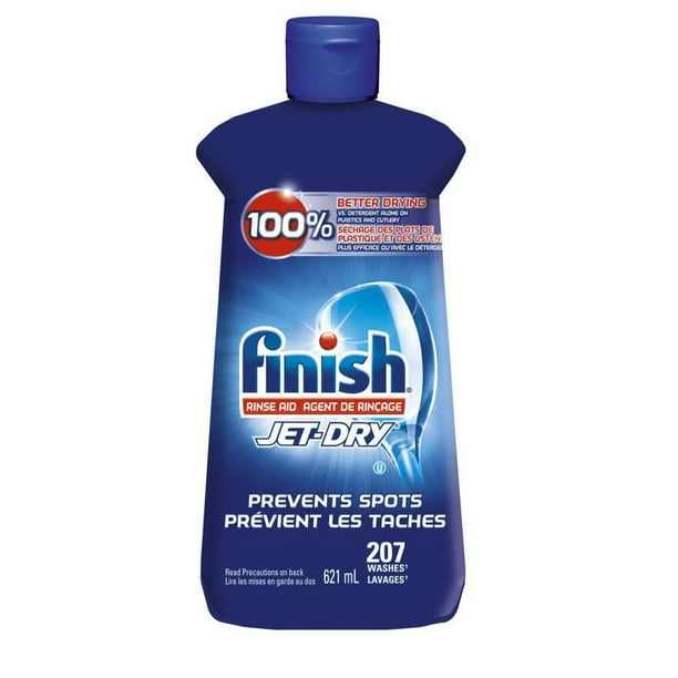 Finish Jet-Dry, Dishwasher Rinse Aid, Original, 621ml, Dishwasher Rinse ...