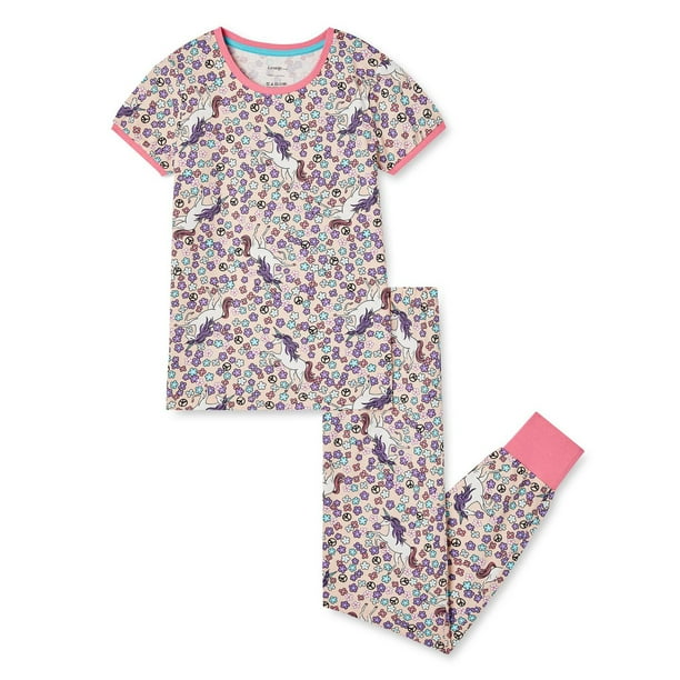 George Girls' Pajamas 2-Piece Set - Walmart.ca