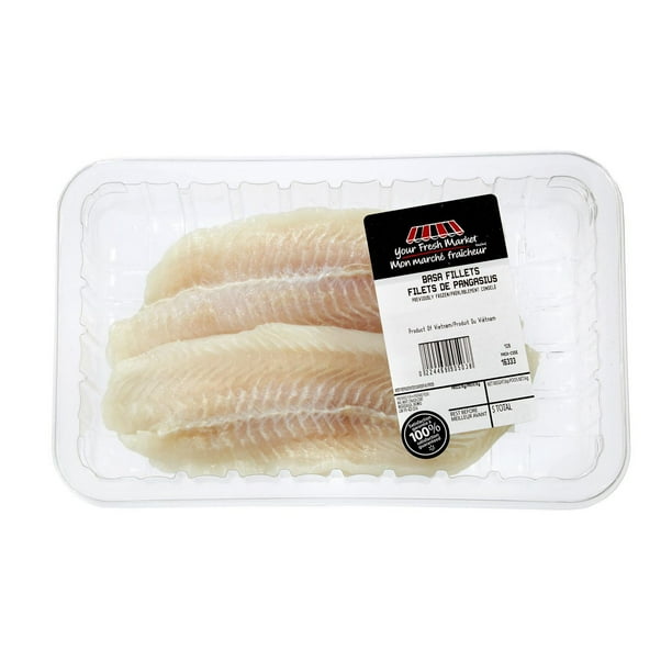 Your Fresh Market Basa Fillets, 3 Fillets, 0.34 - 0.45 kg - Walmart.ca