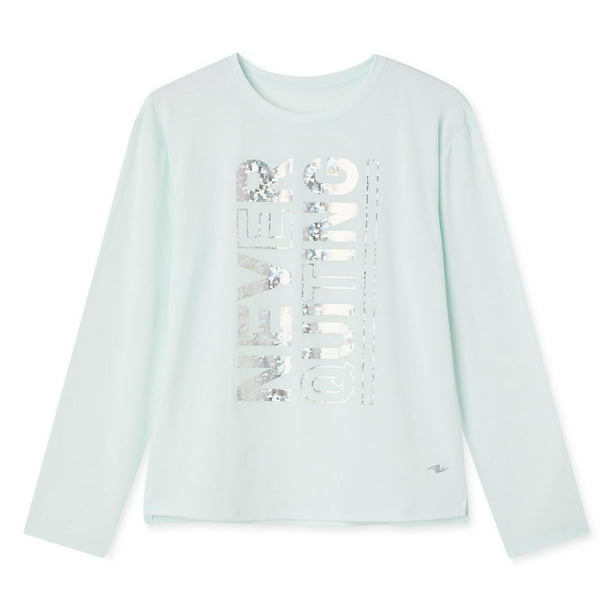 Athletic Works Girls' Boxy Active Tee - Walmart.ca