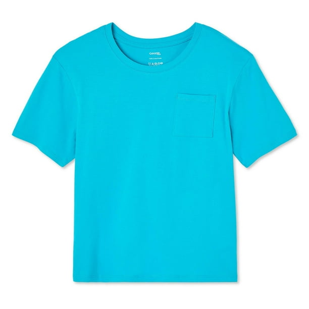 George Girls' Short Sleeve Pocket Tee - Walmart.ca
