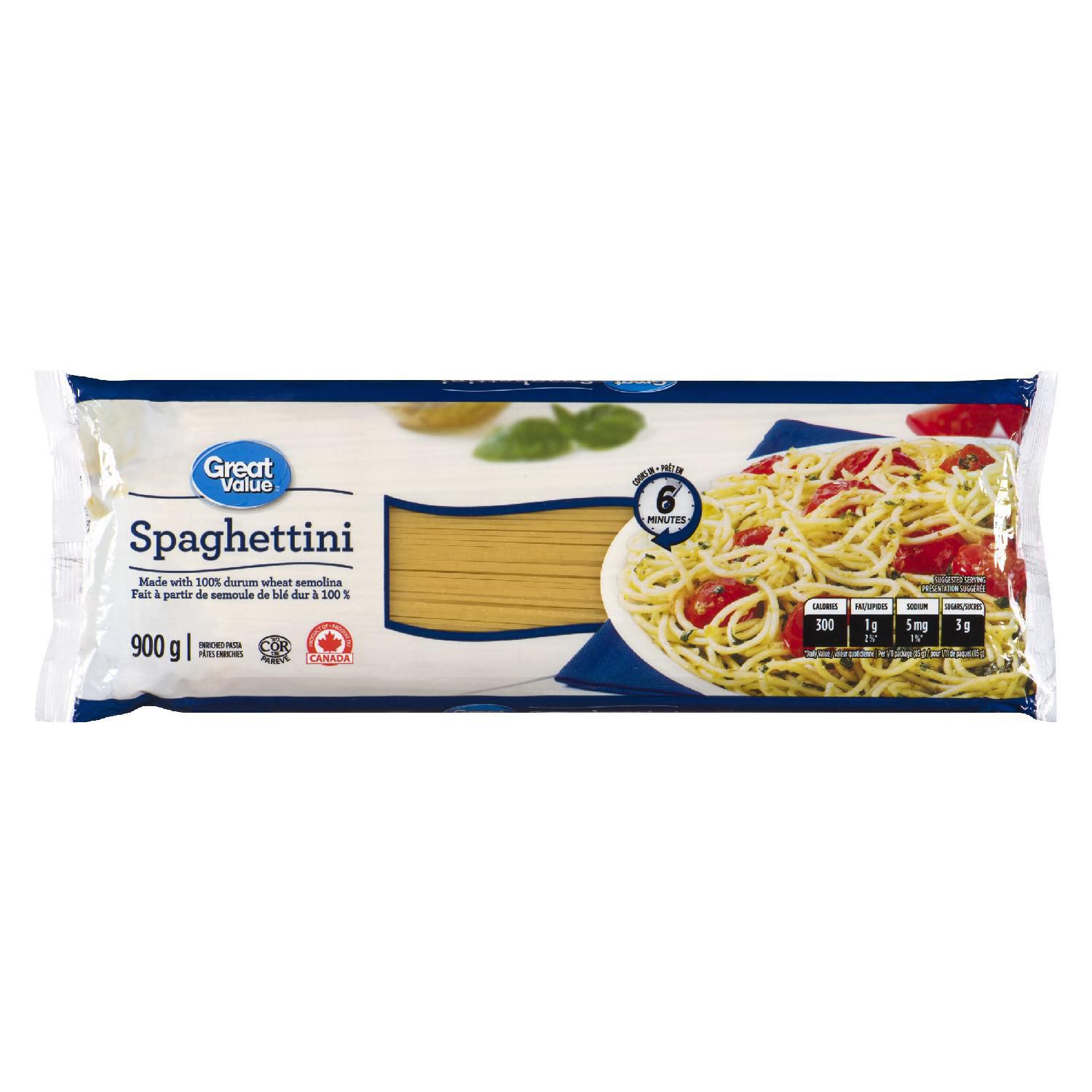 Great Value - Spaghetti pâtes sèches | Walmart Canada