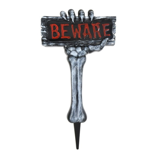 Halloween Beware with hand design garden stake - Walmart.ca