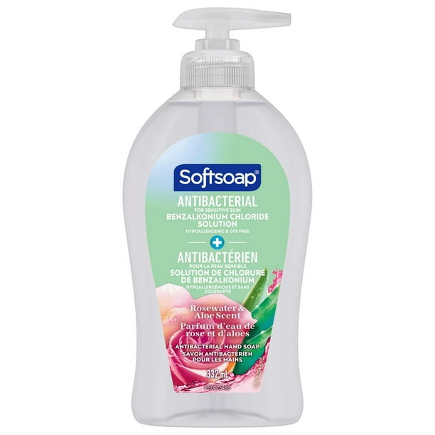 Softsoap Antibacterial Sensitive Liquid Hand Soap, 332 mL Bottle ...