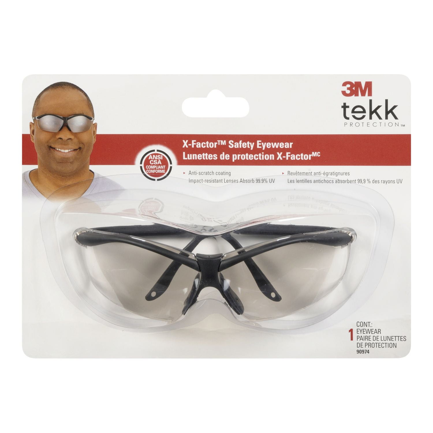 3M Tekk 3M™Tekk Protection™XF4™ Safety Eyewear | Walmart Canada
