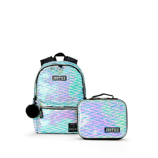 Justice Backpack Set, Teal Sequin Backpack Set - Walmart.ca