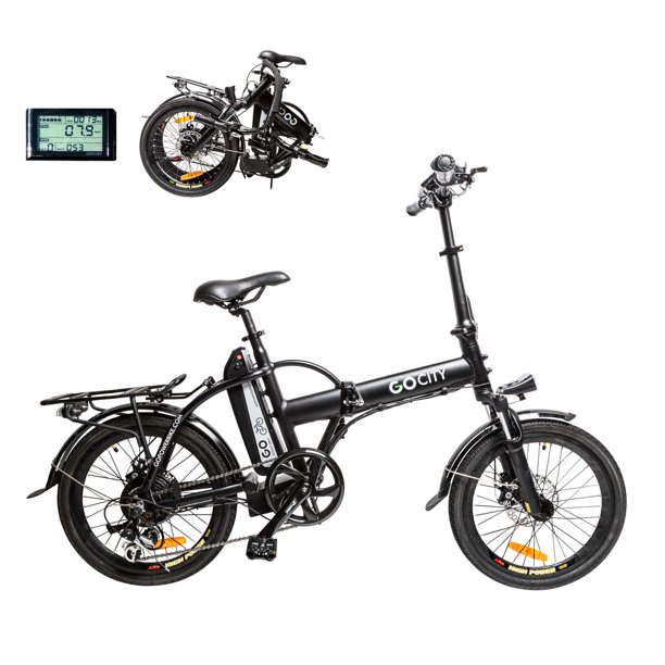 GoPowerBike GoCity Electric Bike | Adult Folding Bike, Weighs Only ...