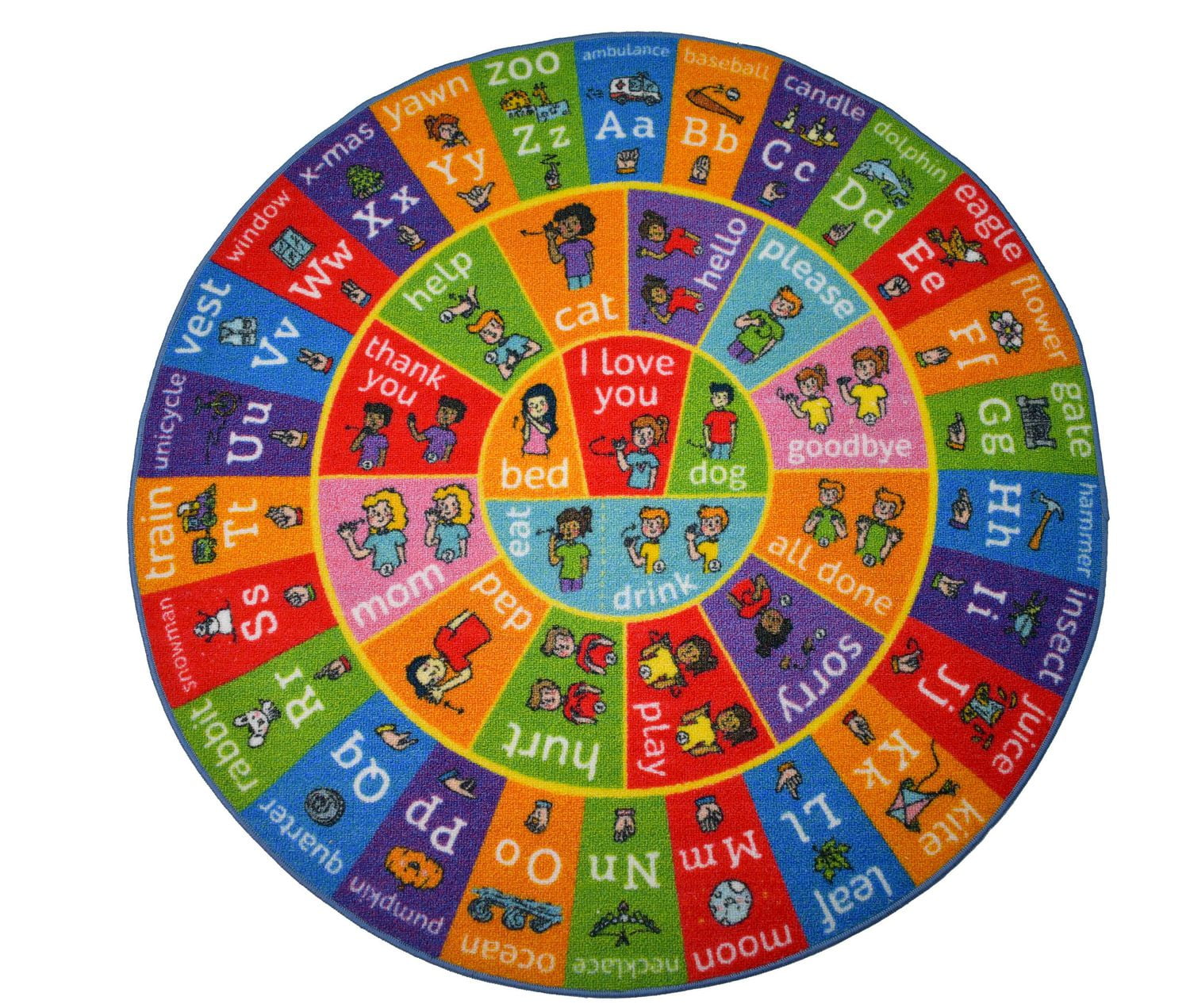 KC Cubs Playtime Collection ABC Alphabet ASL Sign Language Educational ...