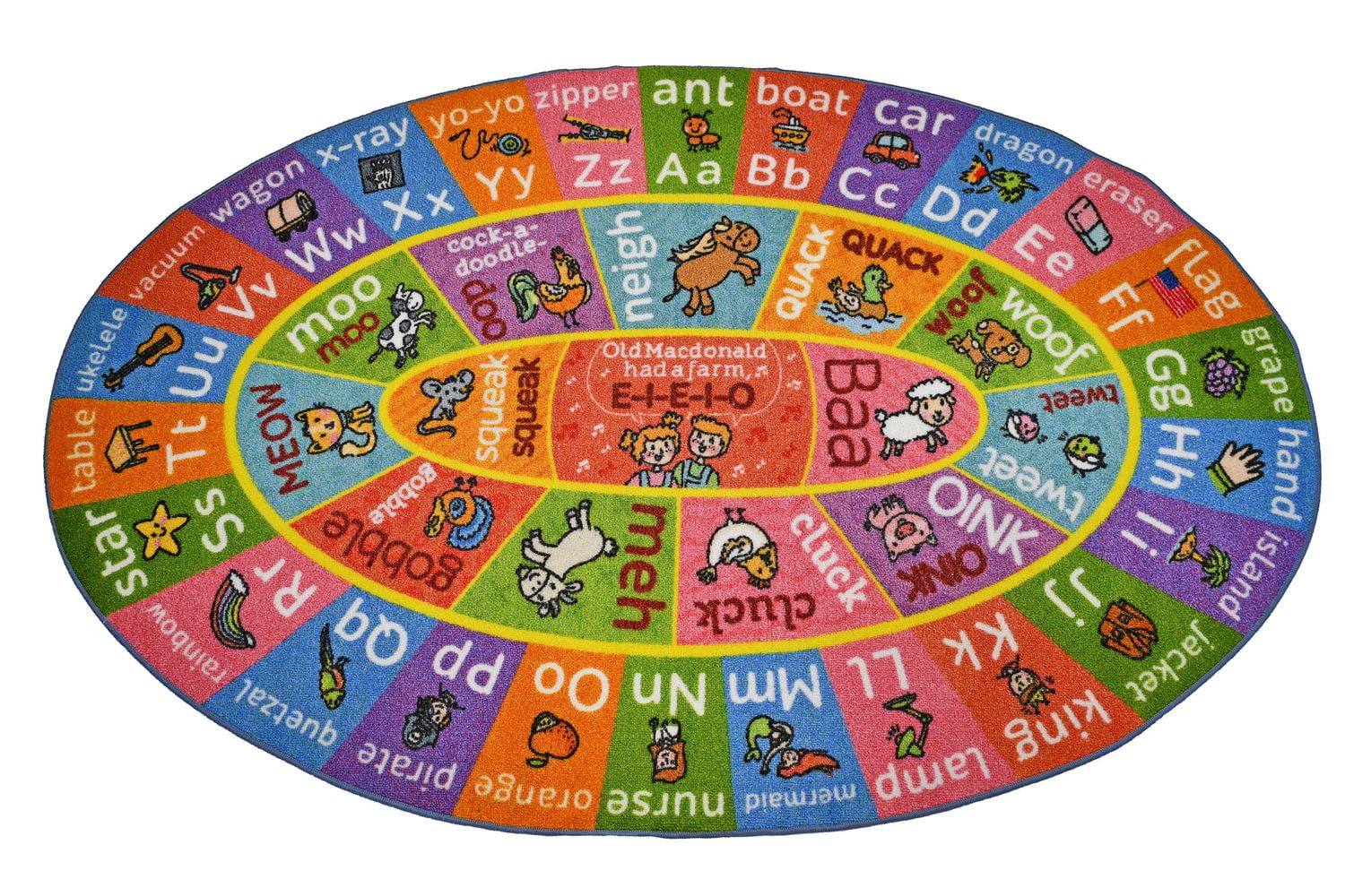 KC Cubs Playtime Collection ABC Alphabet with Old McDonald's Animals ...