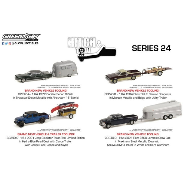 GreenLight 1:64 Hitch & Tow Die-Cast Vehicles Series 24 - Walmart.ca