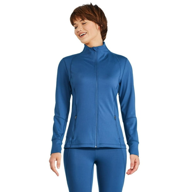 Athletic Works Women's Interlock knit Zip-Up Jacket - Walmart.ca
