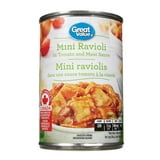 Great Value Mini ravioli in tomate & meat sauce, 425 g - Walmart.ca