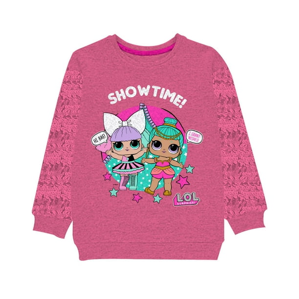 LOL It's Show Time Girls Long Sleeve Sweater. - Walmart.ca