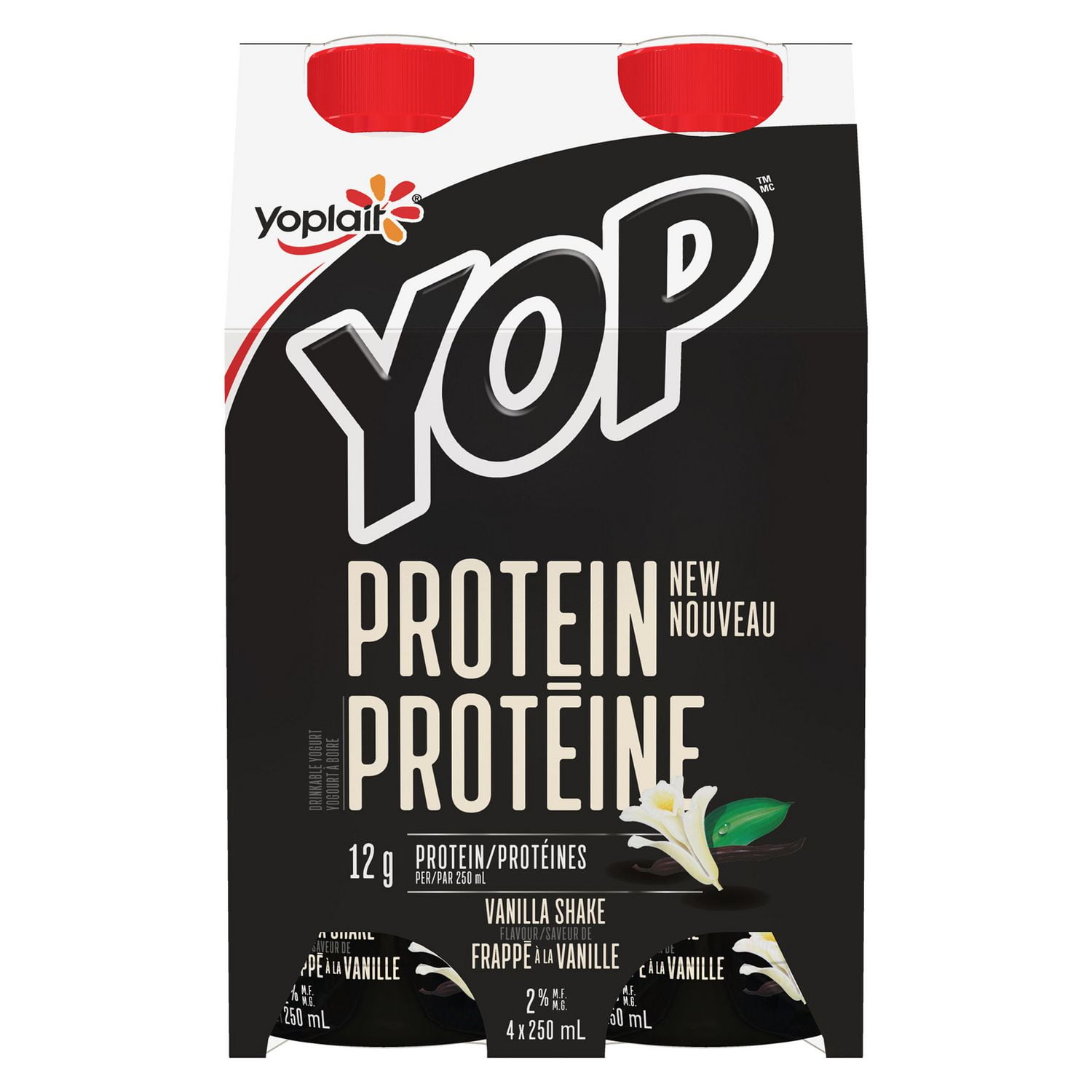 Yop by Yoplait Protein Vanilla Shake Flavour Drinkable Yogurt | Walmart ...