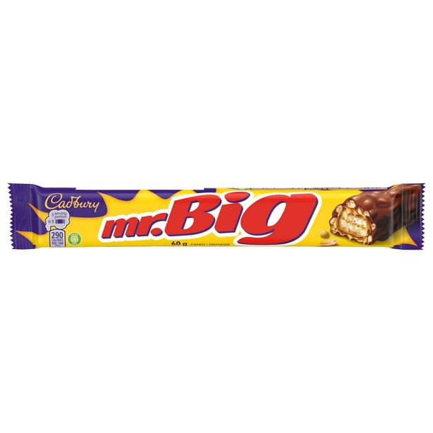 Cadbury Mr. Big, Original Chocolatey Candy Bar, 60 g - Walmart.ca