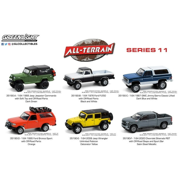 GreenLight 1:64 All-Terrain Die-Cast Vehicles Series 11 - Walmart.ca