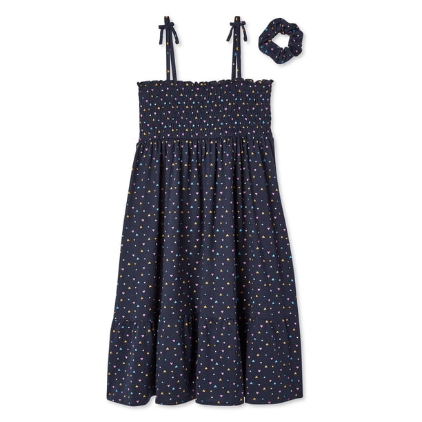 George Girls' Smocked Dress 2-Piece Set - Walmart.ca